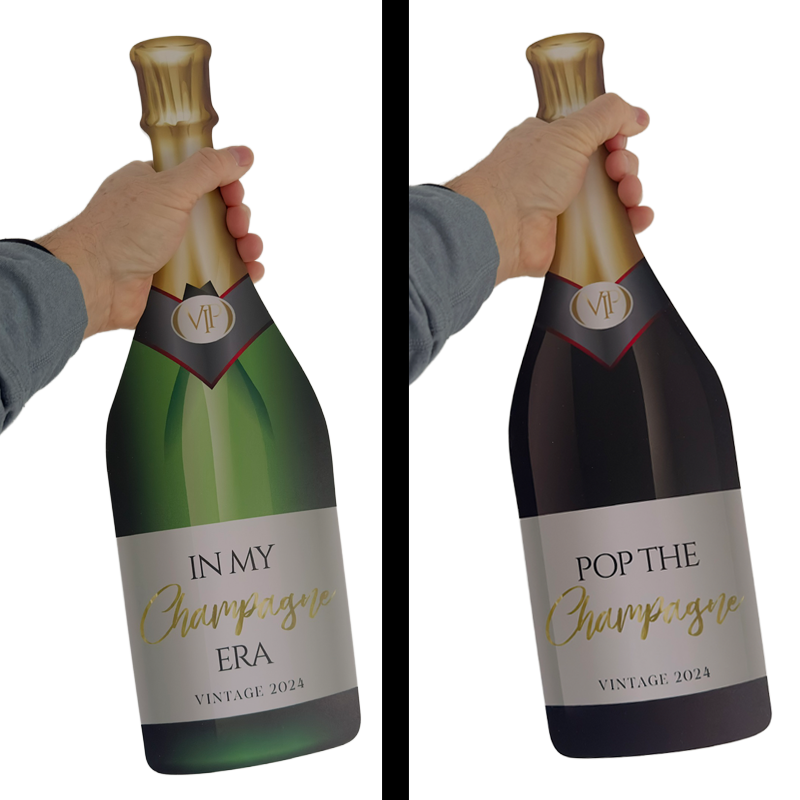 BIG Champagne Bottle Prop 🍾 | Prop MVP | Photo Booth Props | Designed ...